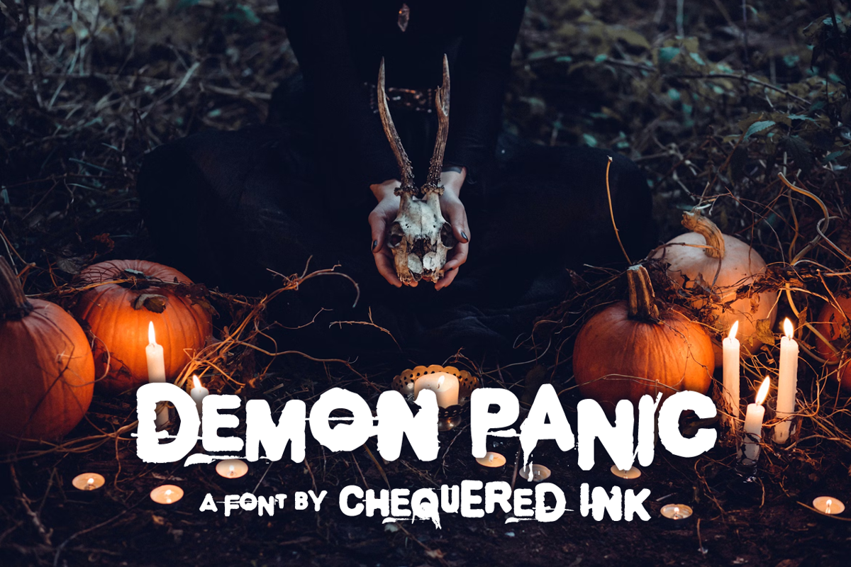 Demon Panic Font | Chequered Ink | FontSpace
