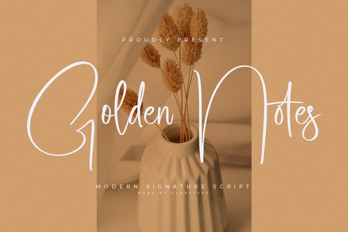 Golden Notes Font | Letterena Studios | FontSpace