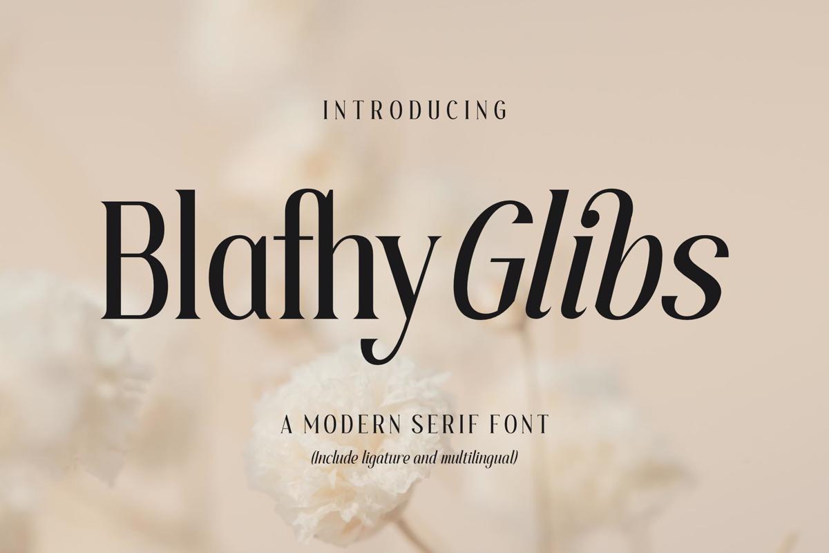 Blafhy Glibs Font | Storytype Studio | FontSpace