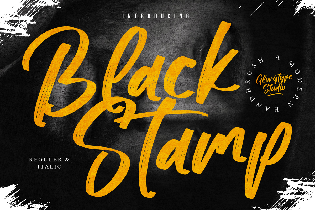 Black Stamp Font | Letterena Studios | FontSpace