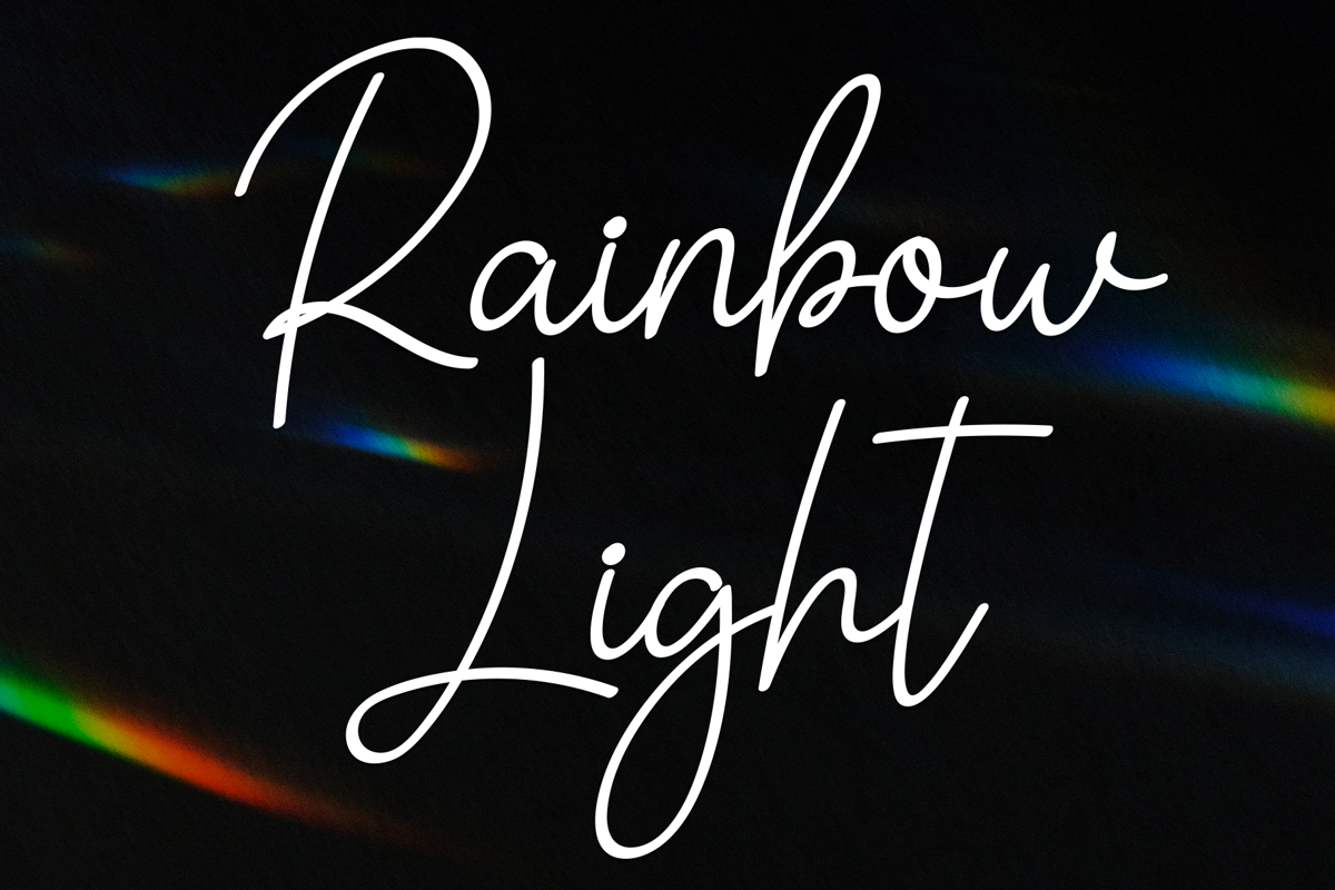 Rainbow Light Font - Free Download