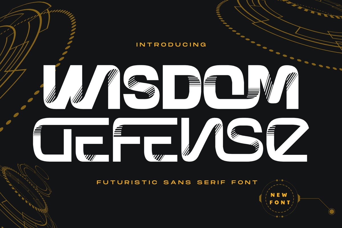 Wisdom Defense Font | 177Studio | FontSpace