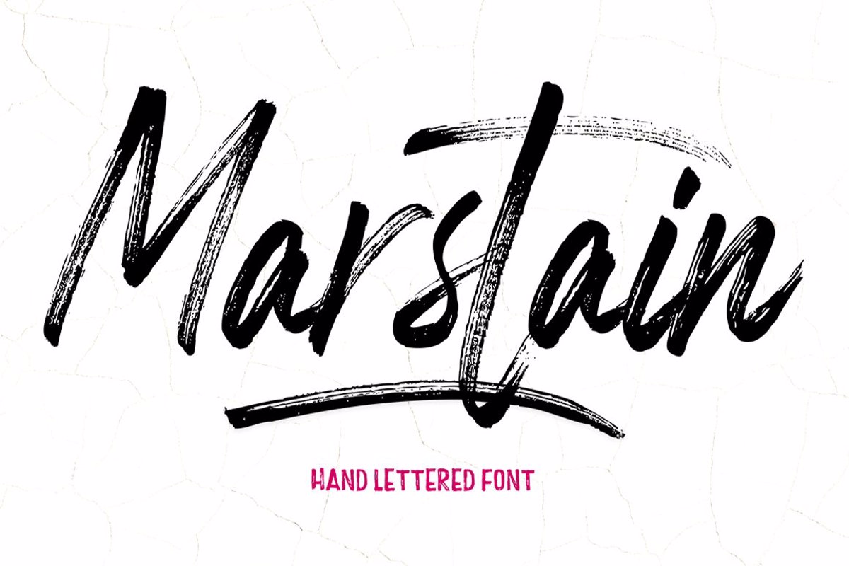 Marstain Brush Script Font | Solidtype | FontSpace