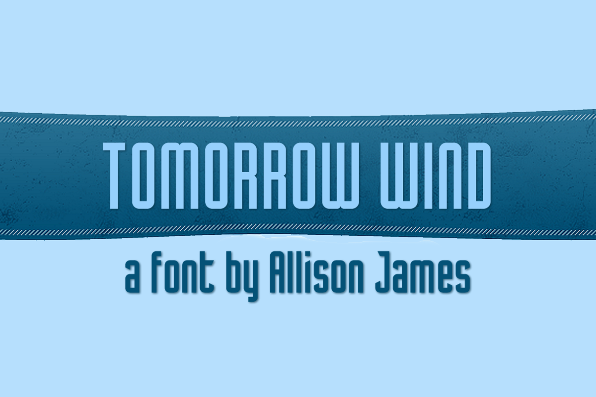 Tomorrow Wind Font | Chequered Ink | FontSpace
