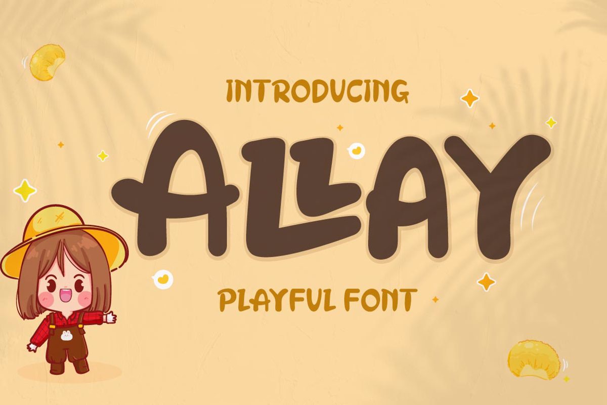 Allay Font | twinletter | FontSpace
