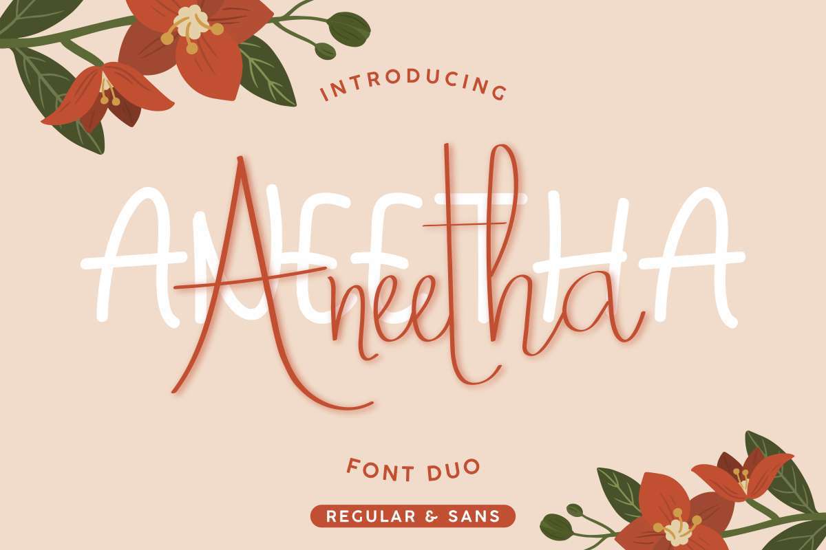 Aneetha Font | Edric Studio | FontSpace