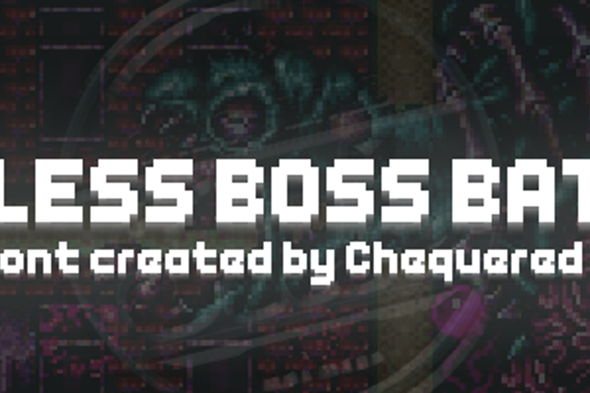 Endless Boss Battle Font | Chequered Ink | FontSpace