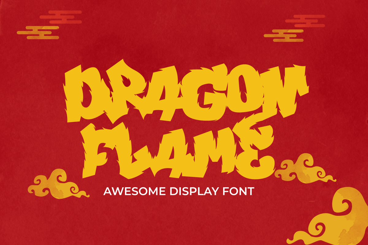 Dragon Flame Font - Free Download