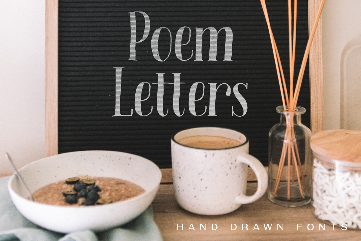 Poem Letters Serif Font - Free Download