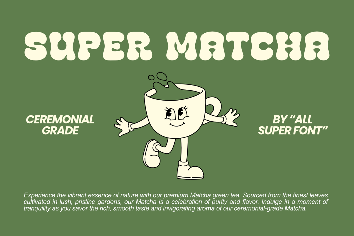 Super Matcha Font - Free Download