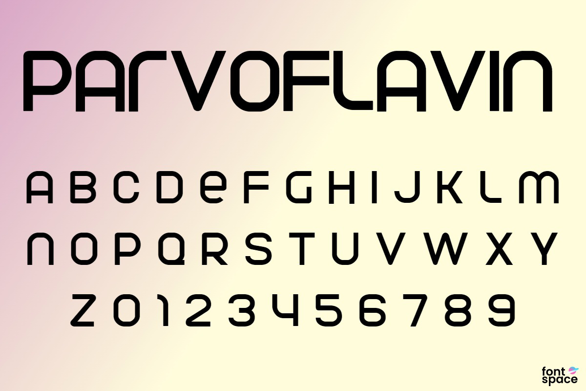 Parvoflavin Font | Milan Zrnic | FontSpace