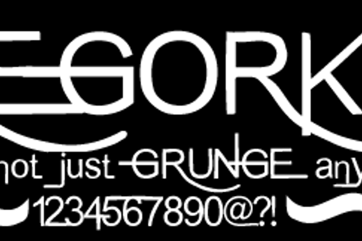 Regork Font | Disturbed Type | FontSpace