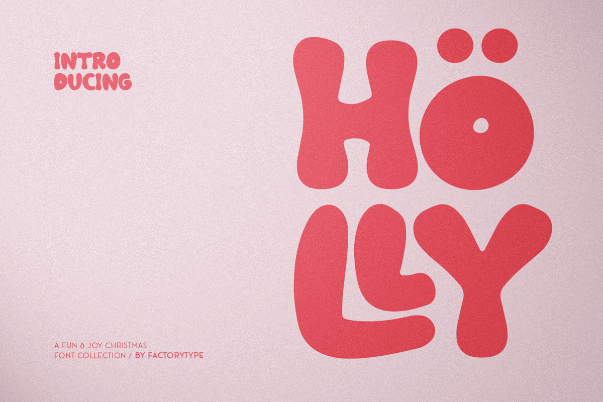 Holly Christmas Font - Free Download