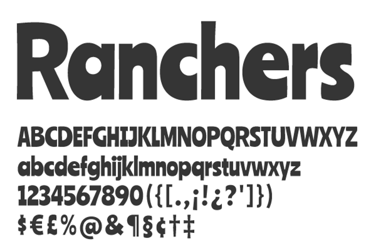 Ranchers Font | Pablo Impallari | FontSpace