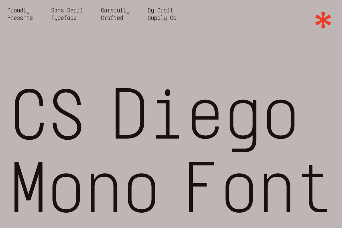 CS Diego Mono Font - Free Download