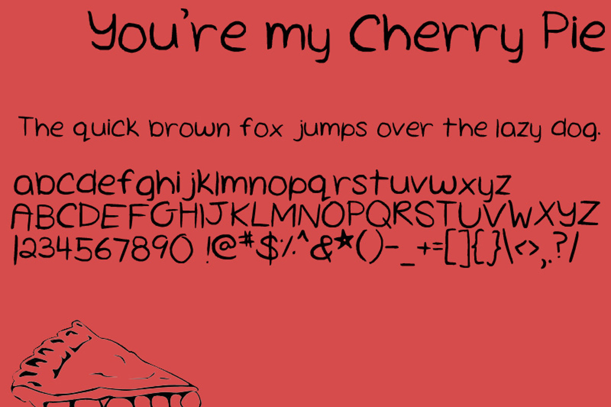 Cherry Pie Font - Free Download