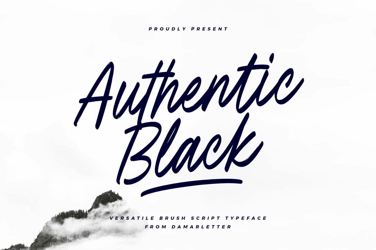 Authentic Black Font - Free Download