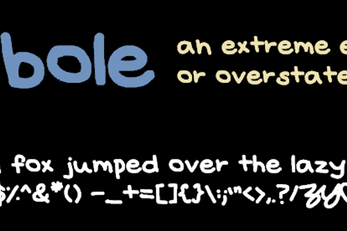 Hyperbole Font - Free Download