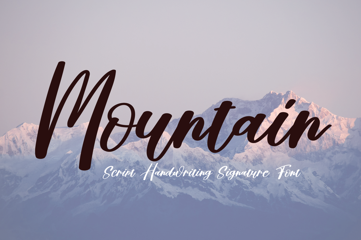 Mountain Font | scratchones_creative | FontSpace
