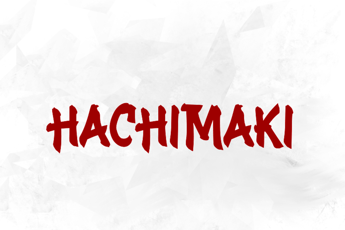 H Hachimaki Font | wepfont | FontSpace