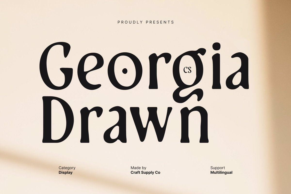 CS Georgia Drawn Font - Free Download