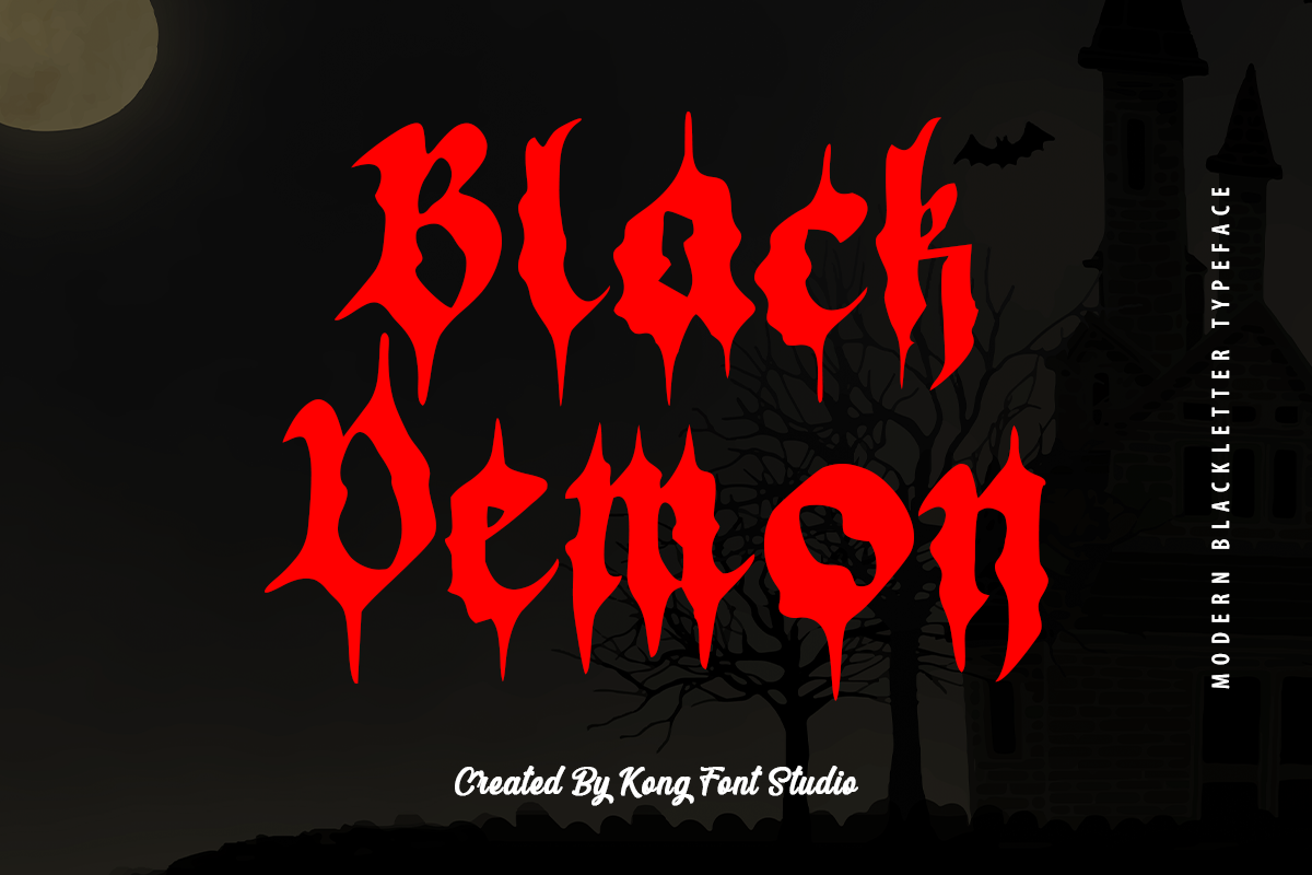 Black Demon Font - Free Download