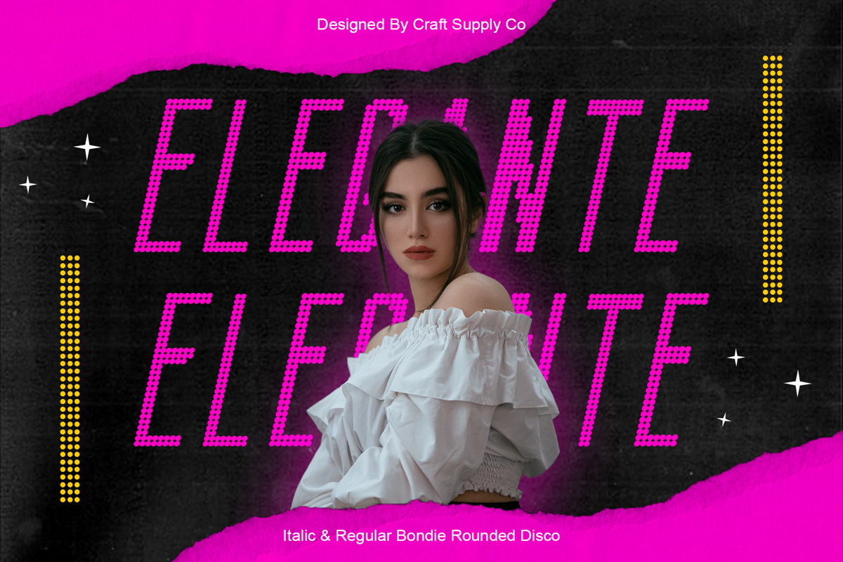 Bondie Rounded Disco Font - Free Download