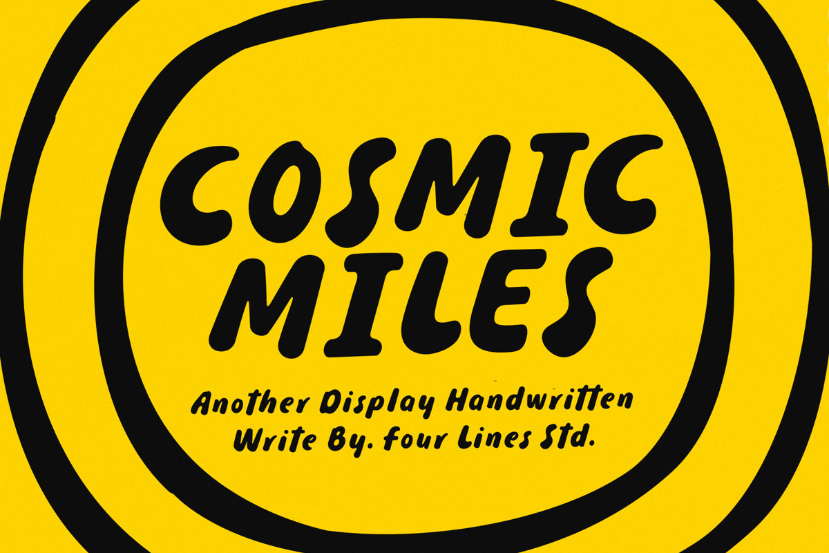 COSMIC MILES Font - Free Download