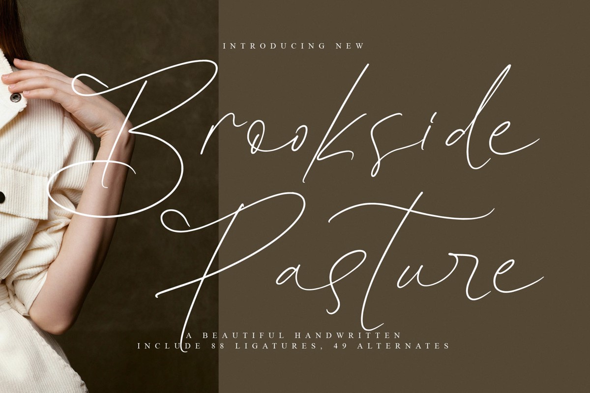 Brookside Pasture Font - Free Download