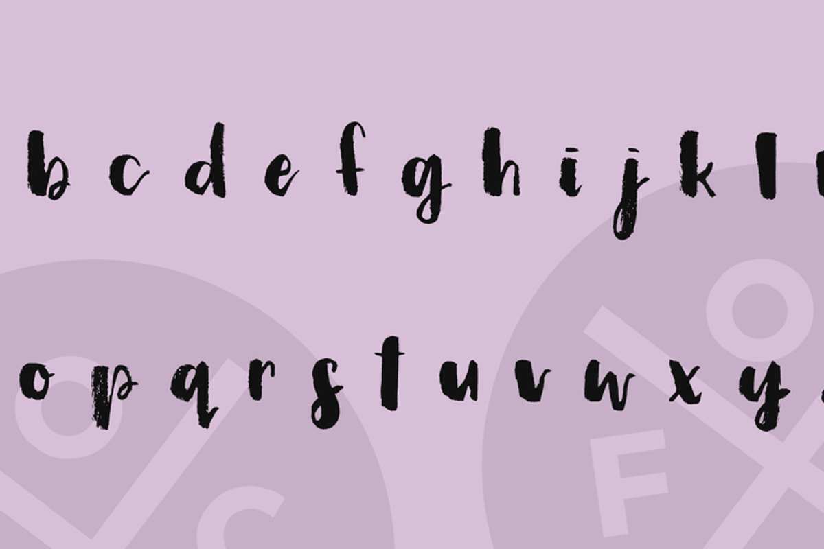 Simple Dry Brush Font - Free Download