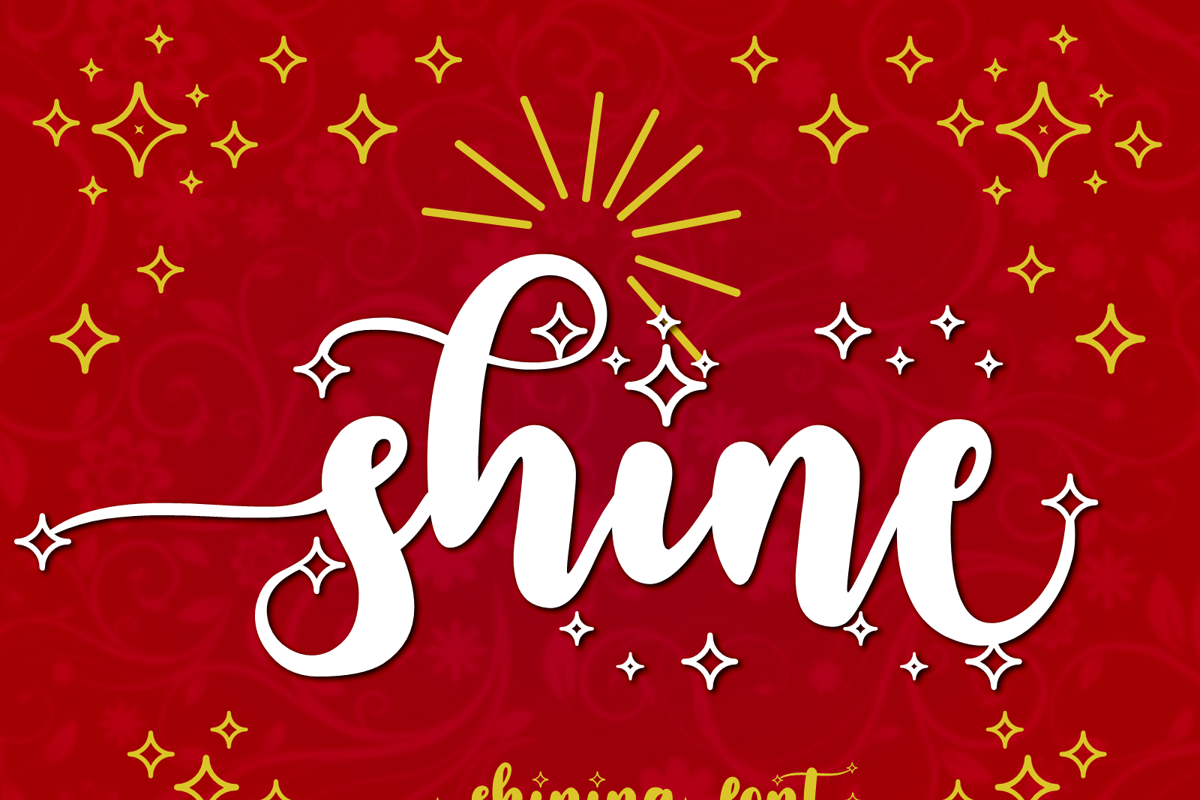 Shine Font | Nuryantodwi | FontSpace
