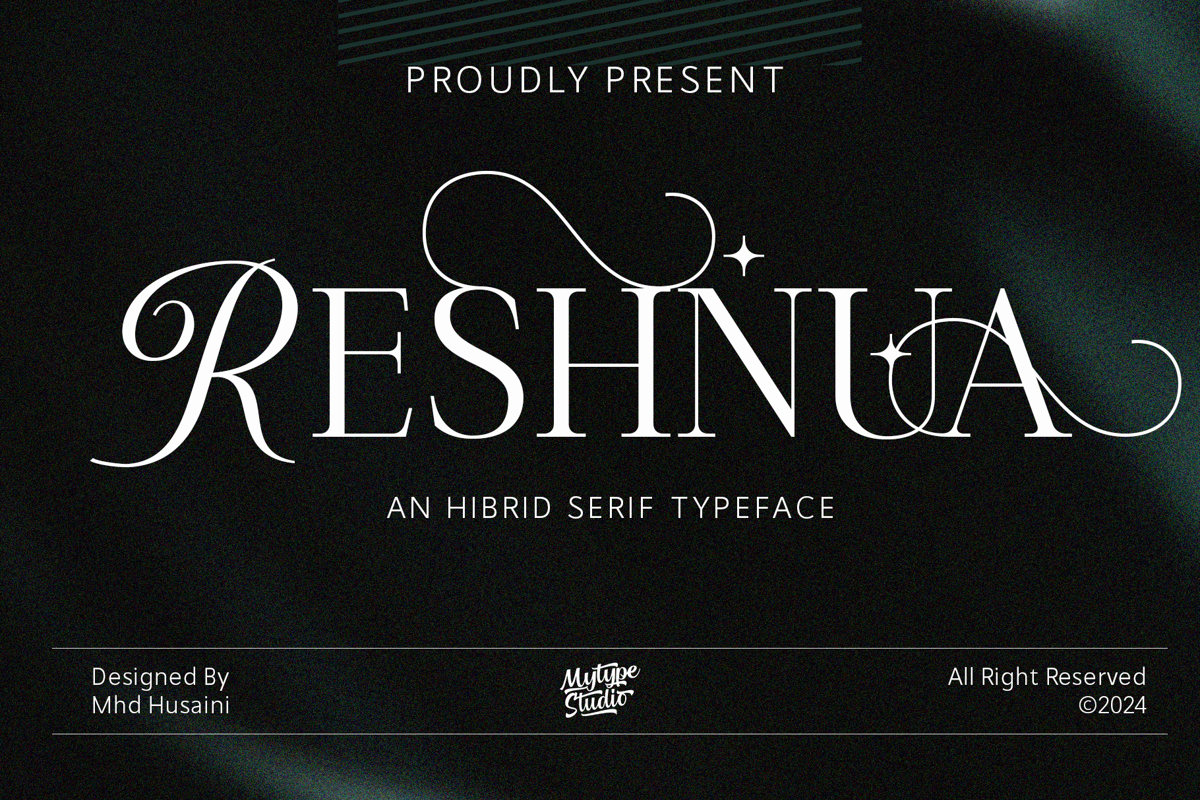 Reshnua Font | MytypeStudio | FontSpace