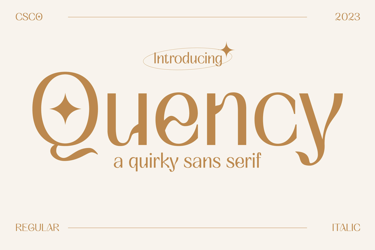 Quency Font - Free Download