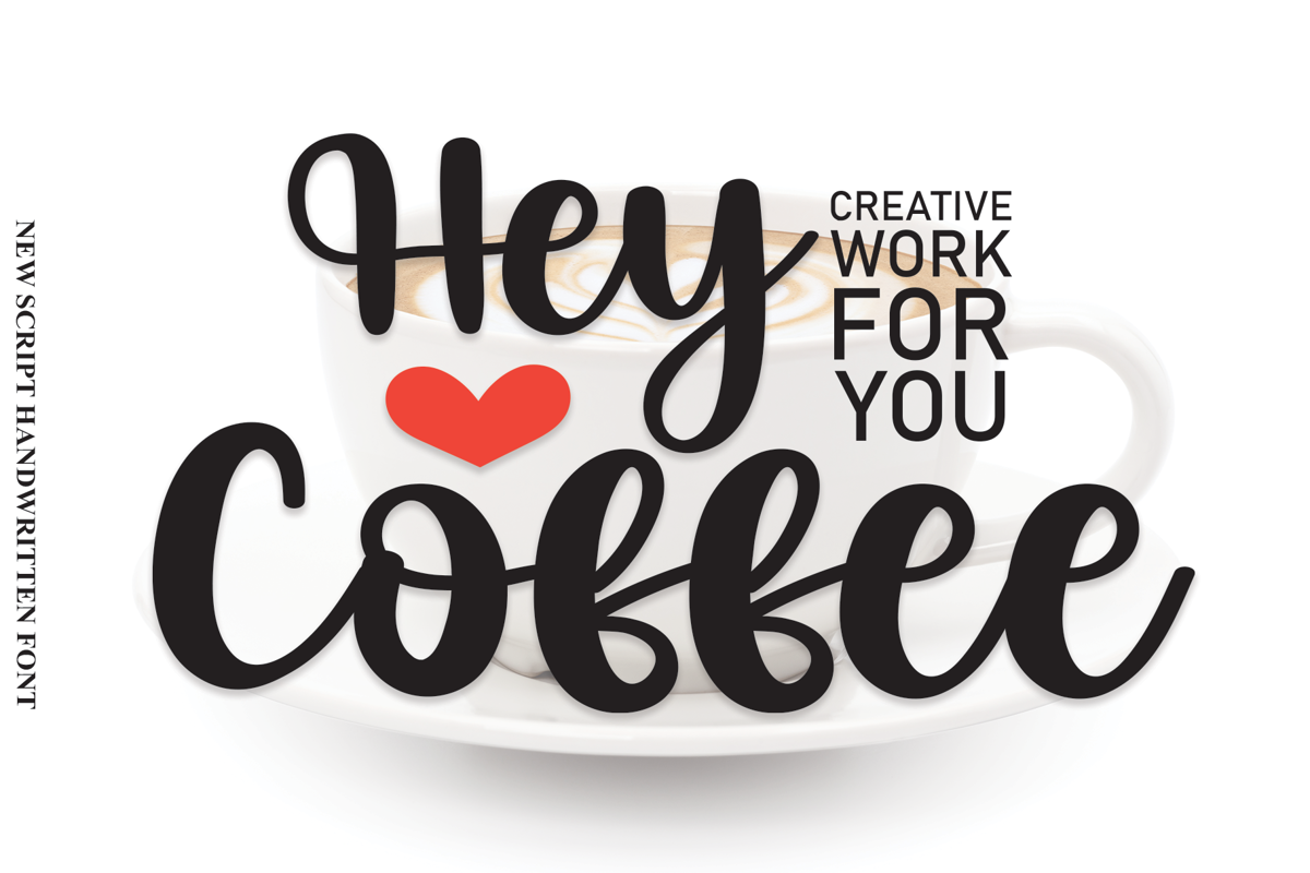 Hey Coffee Font - Free Download