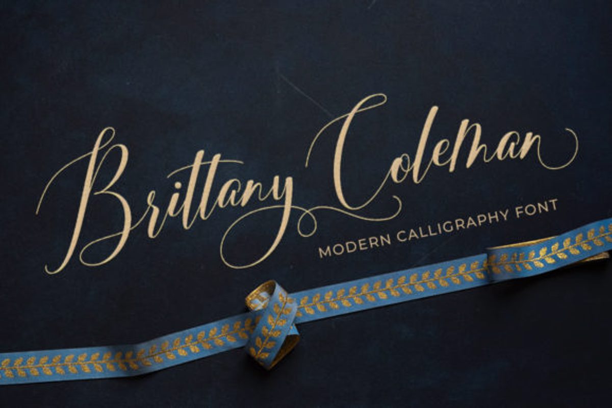 Brittany Coleman Font | Aqeela Studio | FontSpace