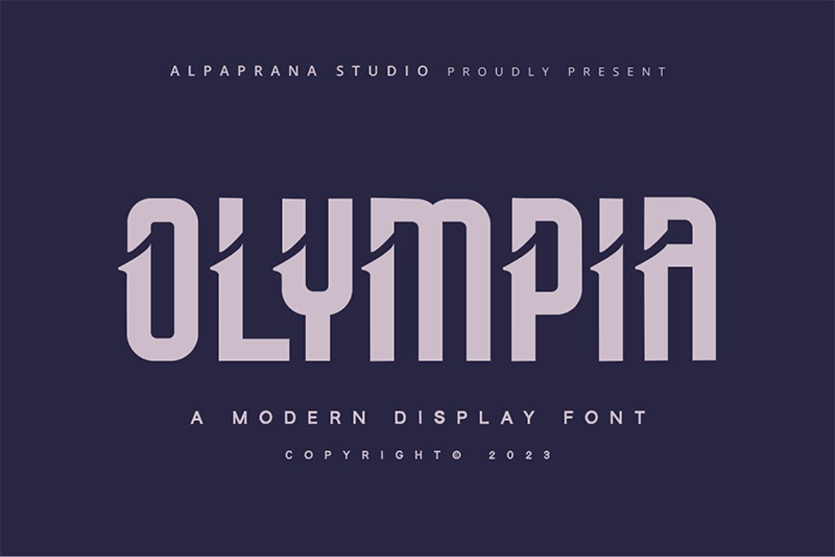 Olympia Font - Free Download