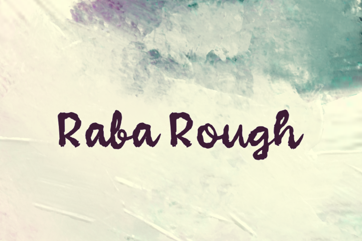 Raba Rough Font | wepfont | FontSpace