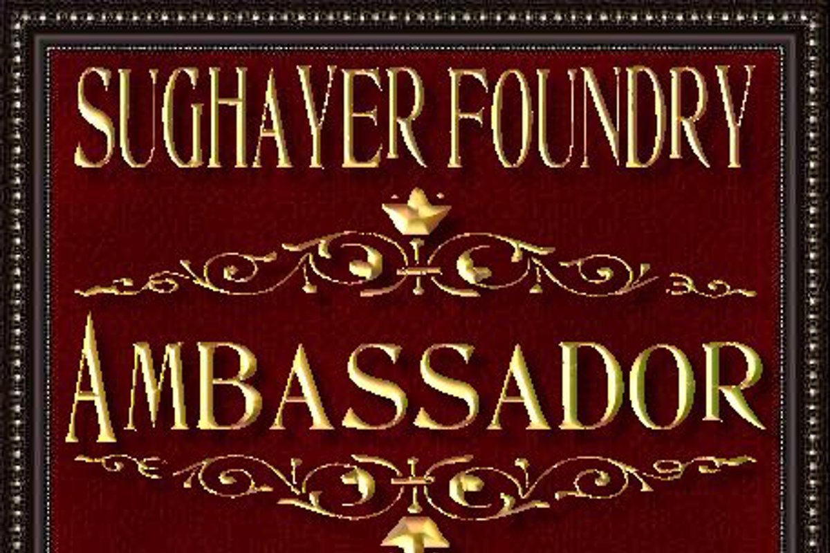 Ambassador Font | Sughayer Foundry | FontSpace