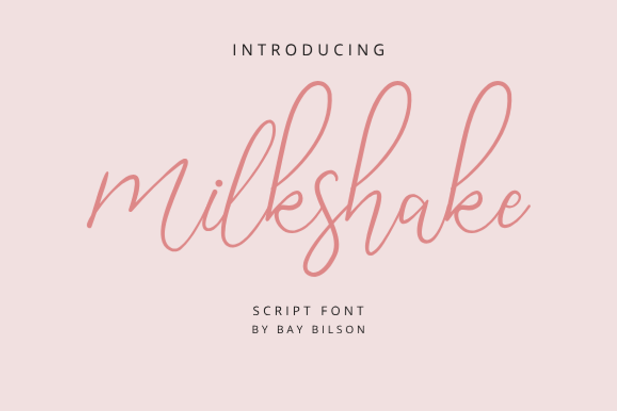 Milkshake Font - Free Download
