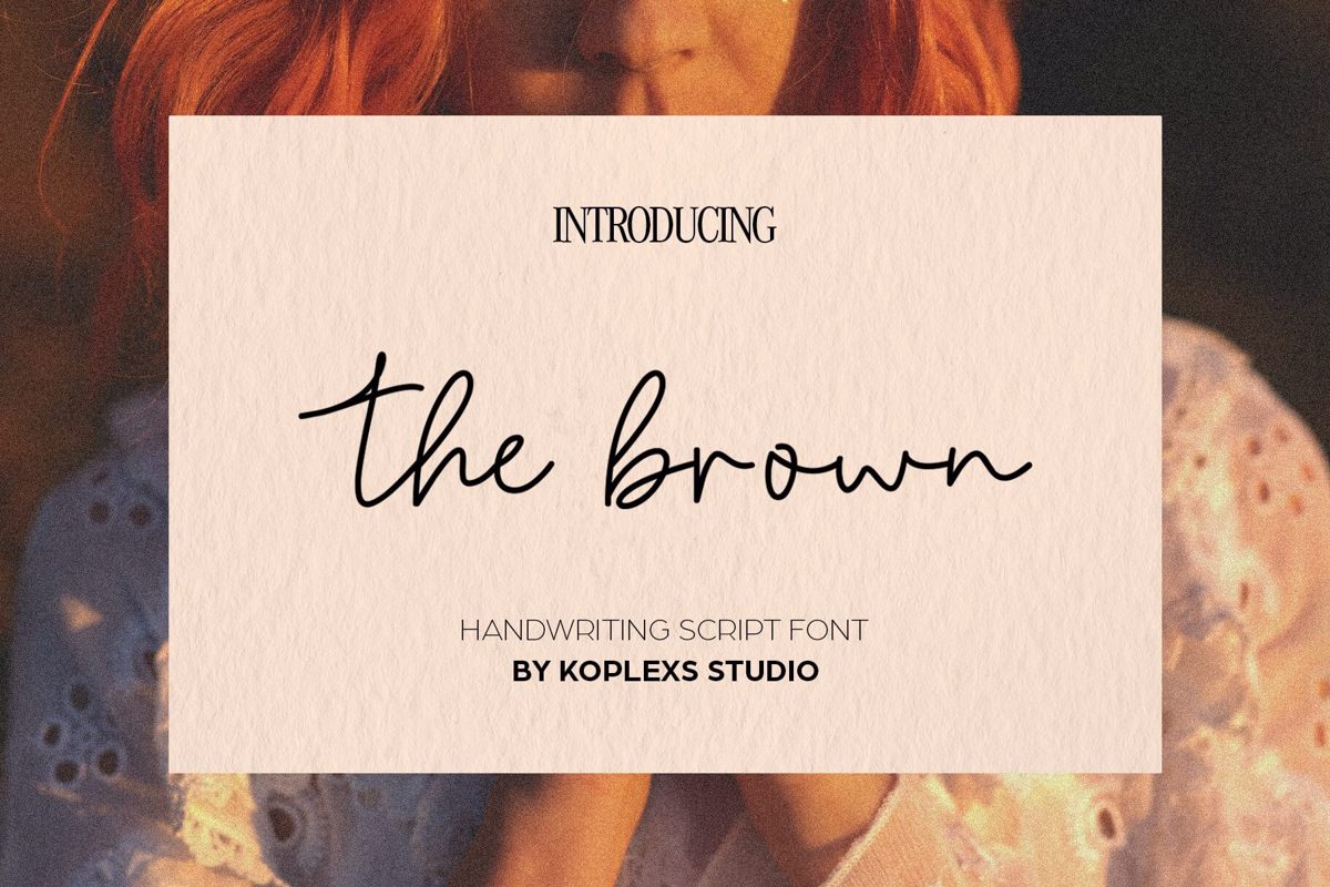 The brown Font | Koplexs Studio | FontSpace