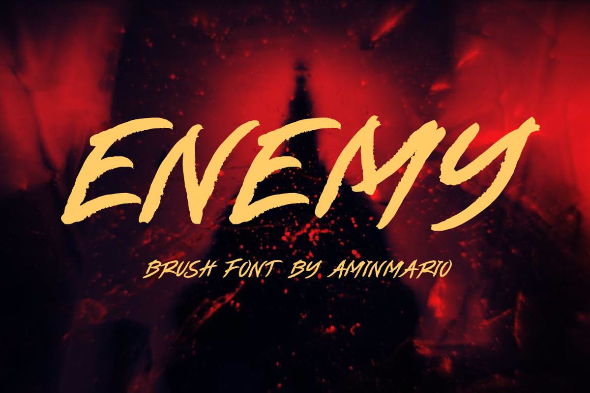 ENEMY Font | aminmario | FontSpace