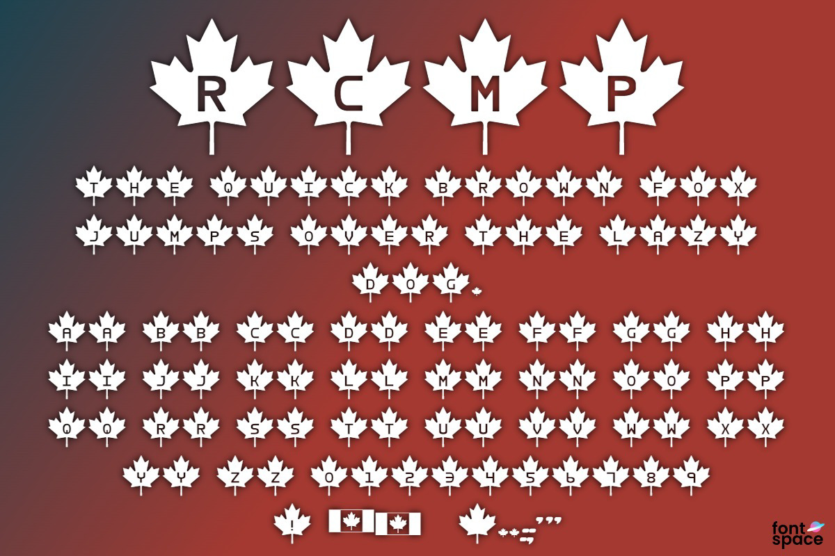 RCMP Font - Free Download