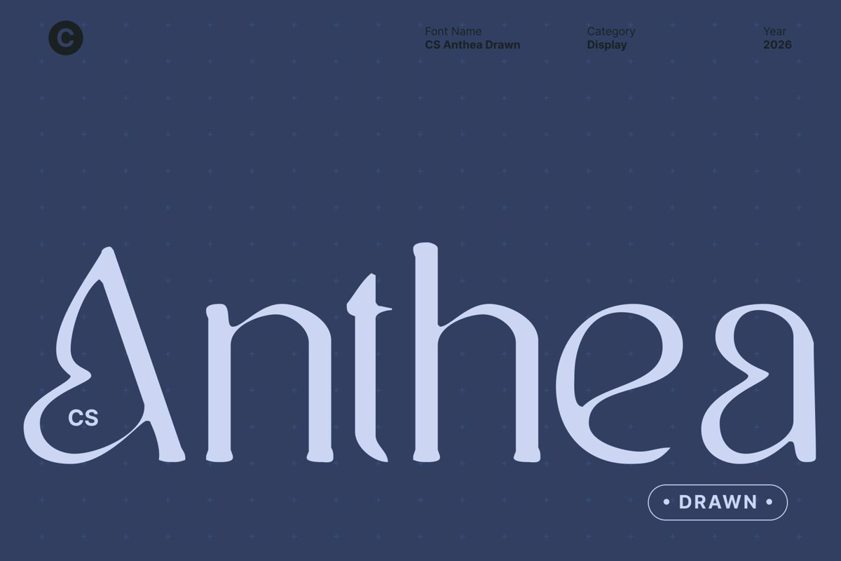 CS Anthea Drawn Font - Free Download