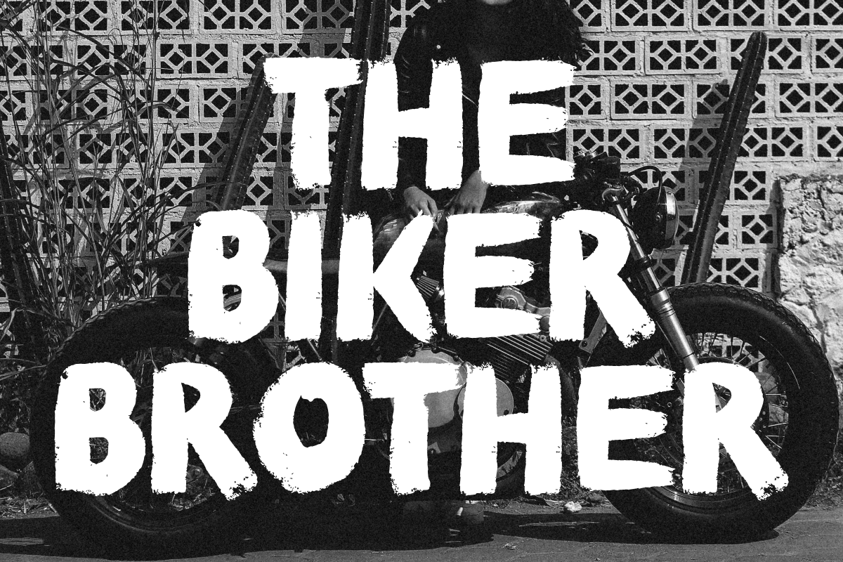 The Biker Brother Font - Free Download
