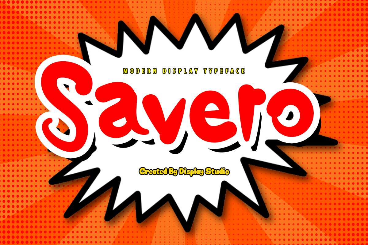 Savero Font | DisplayStudio_ | FontSpace