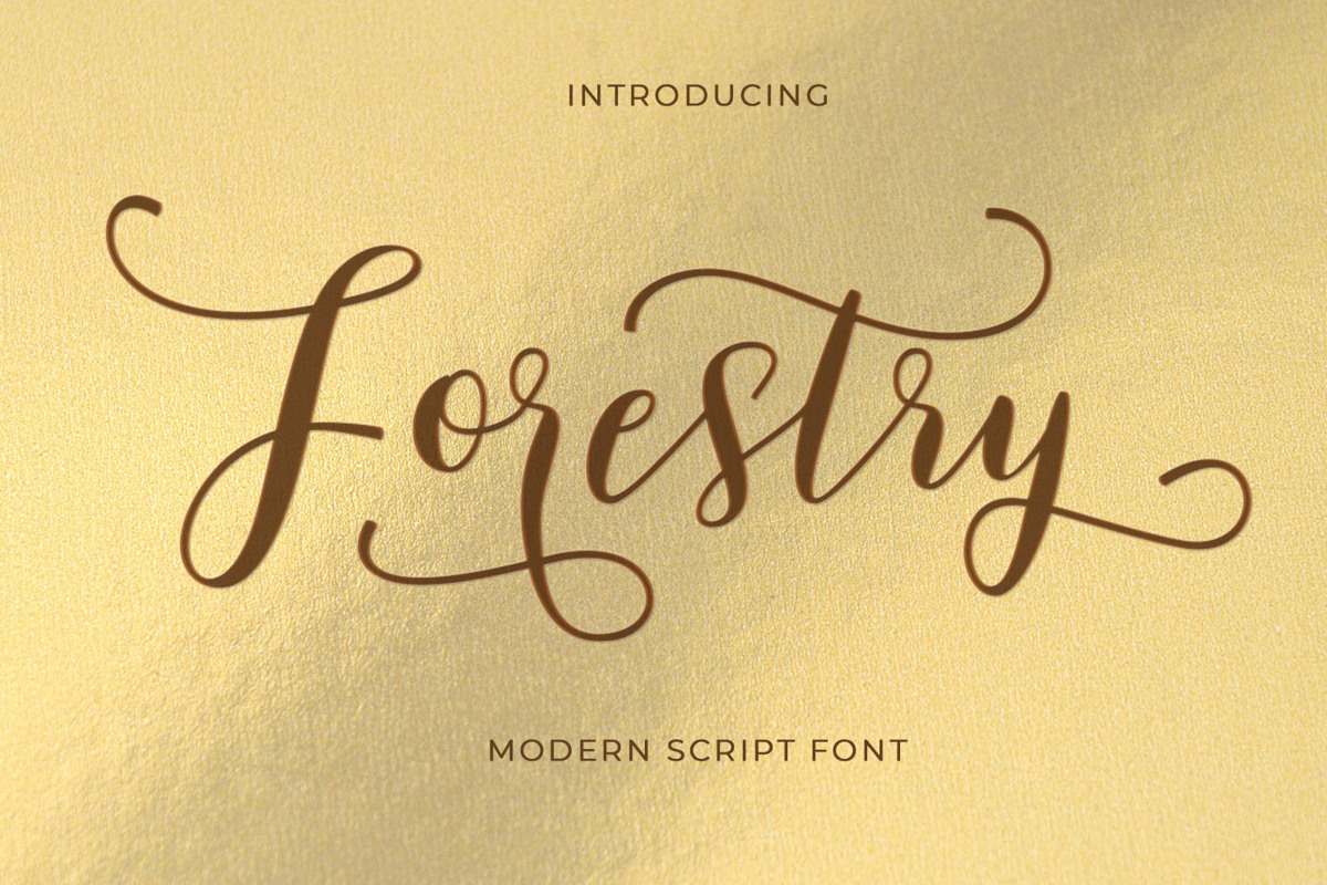 Forestry Script Font | Solidtype | FontSpace