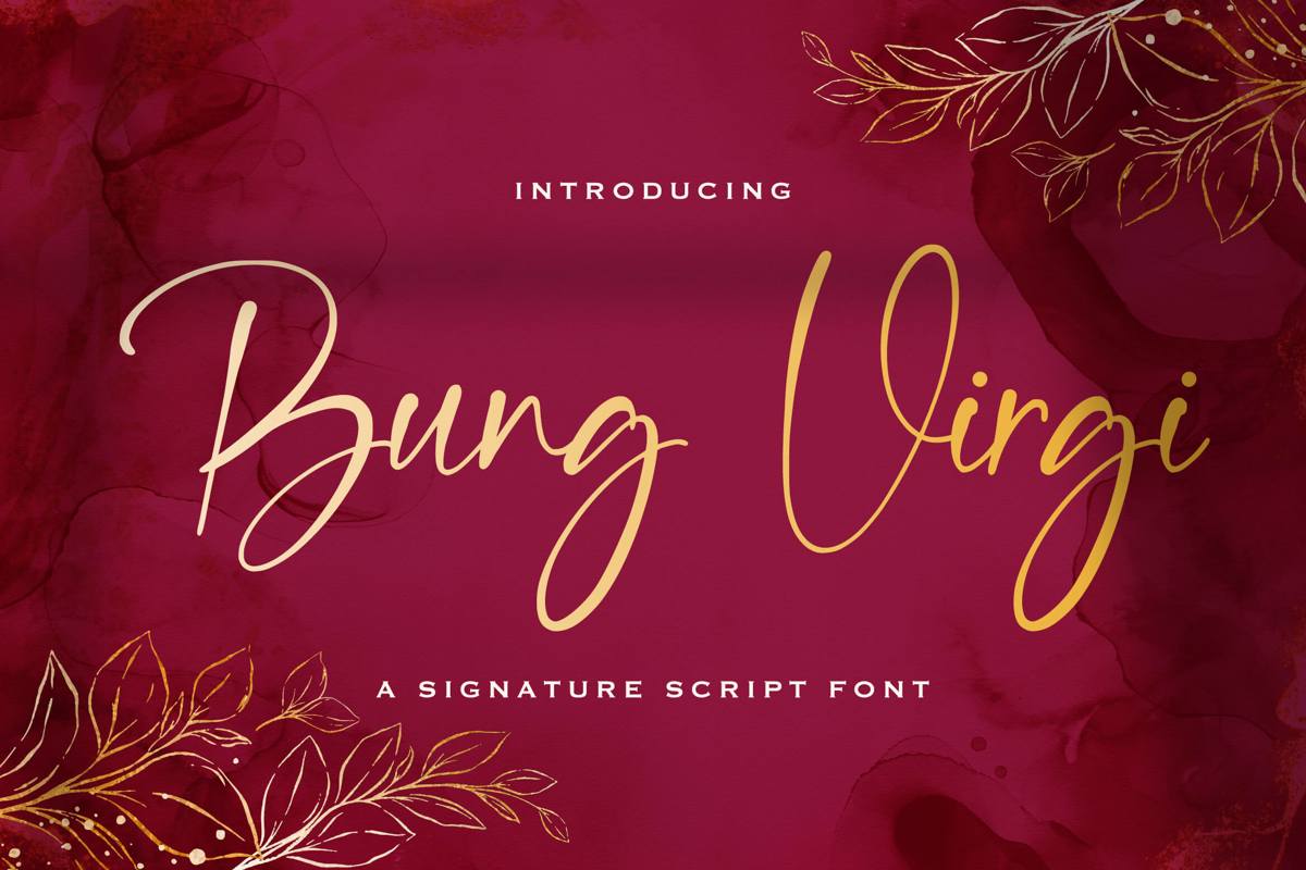 Bung Virgi Font | StringLabs | FontSpace