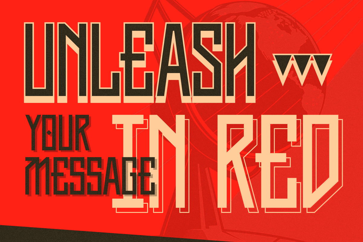 Red Block Font | RidaType | FontSpace