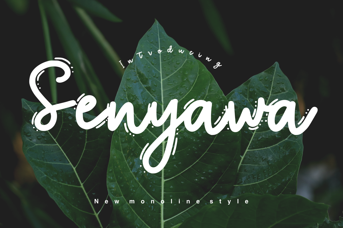 Senyawa Font - Free Download