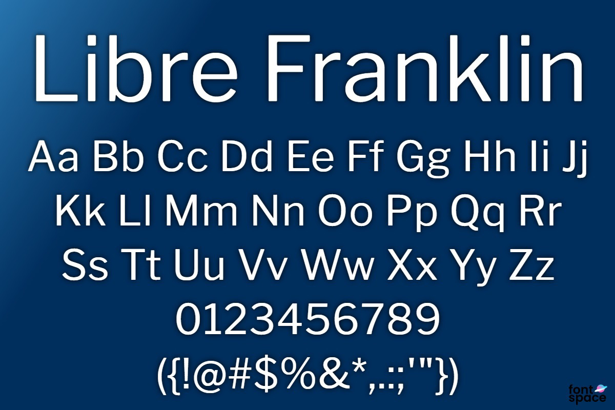 Libre Franklin Font - Free Download